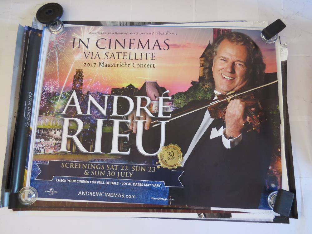 ANDRE RIEU LIVE IN CINEMAS | uk quad | original movie poster - looking ...